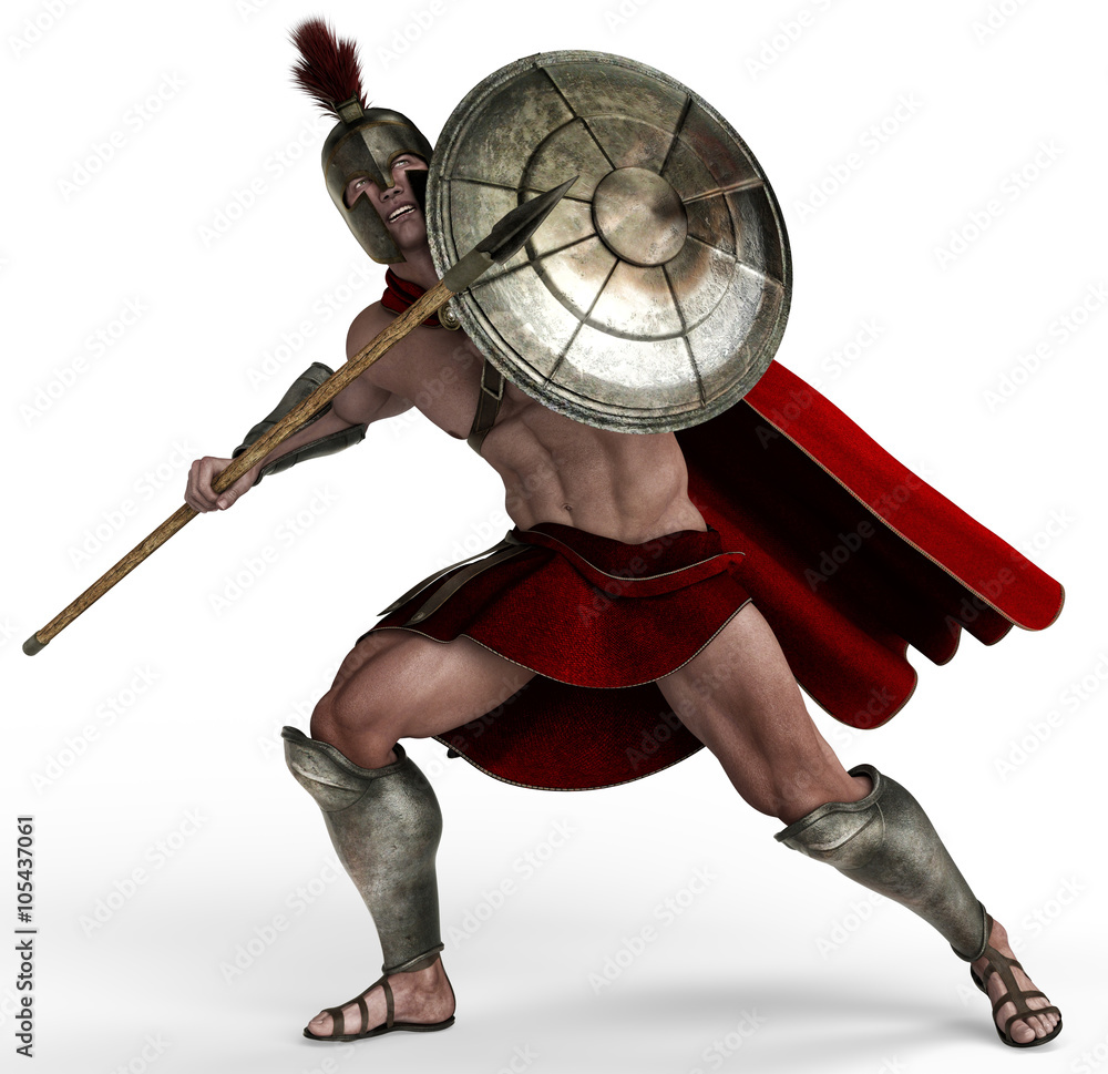 spartan soldier Stock Illustration | Adobe Stock