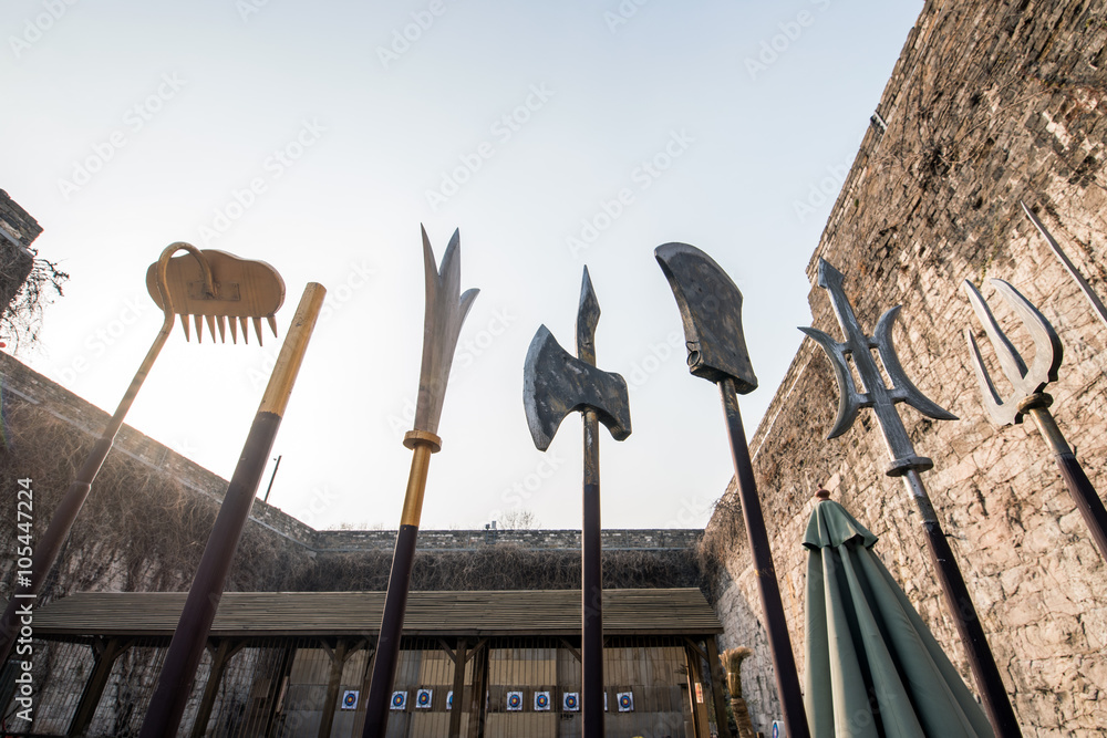 ancient Chinese weapons Stock Photo | Adobe Stock