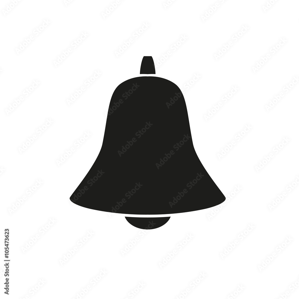 Bell Icon Symbol Stock Vector | Adobe Stock