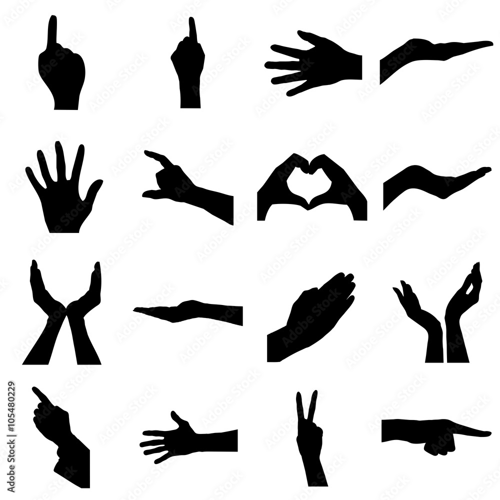 manos Stock Vector | Adobe Stock