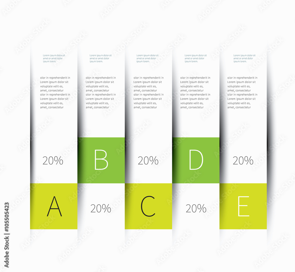 vertical infographics table lines / vector presentation wall lines with ...