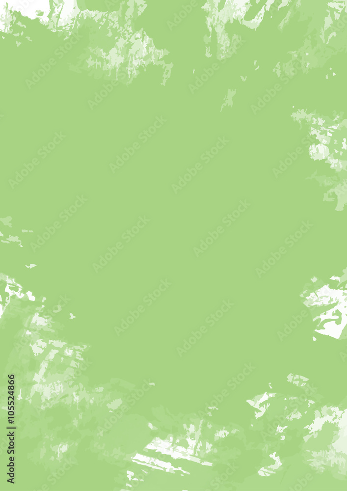 Light green grunge background in A4 dimensions. Green toned blank and ...