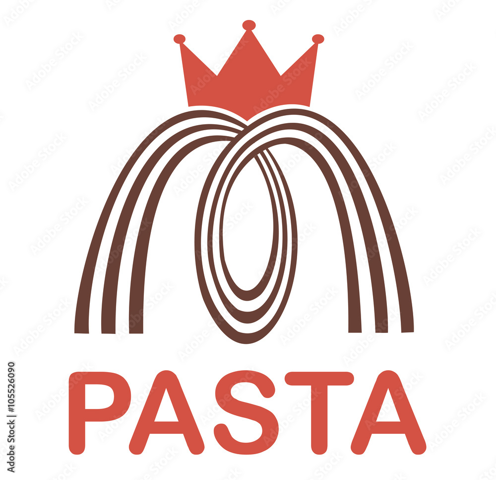 Logo pasta Stock Vector | Adobe Stock