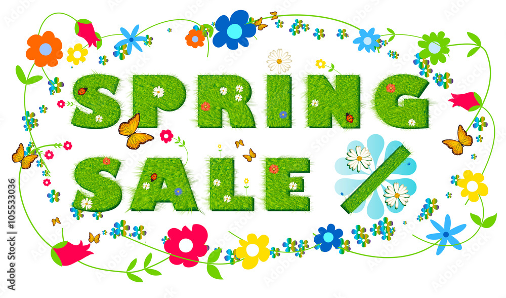 Spring Sale Sign