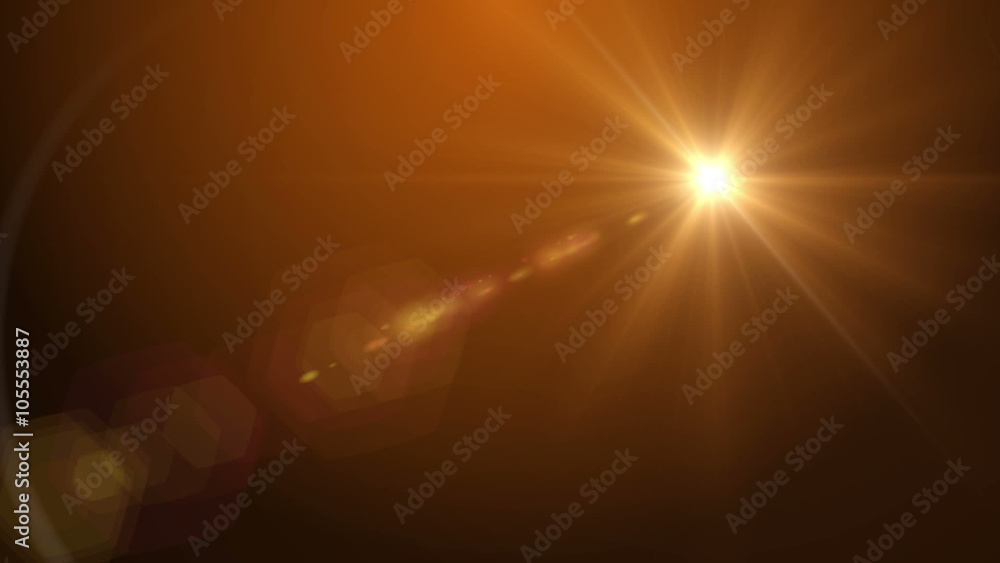 Lens flare effect Stock Video | Adobe Stock