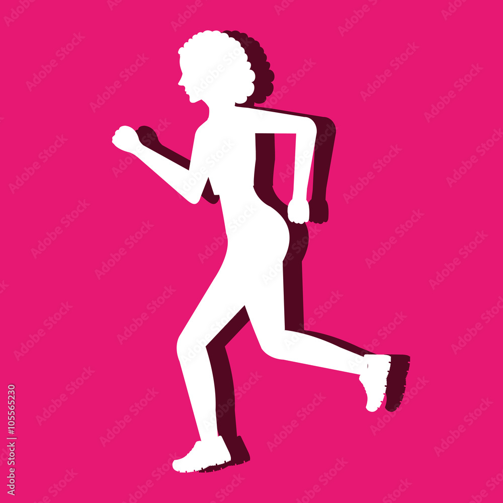runner avatar design Stock Vector | Adobe Stock