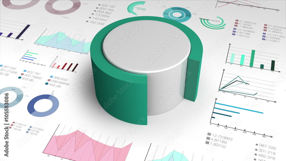 80 percent circle cylinder pie chart and various graph chart for ...
