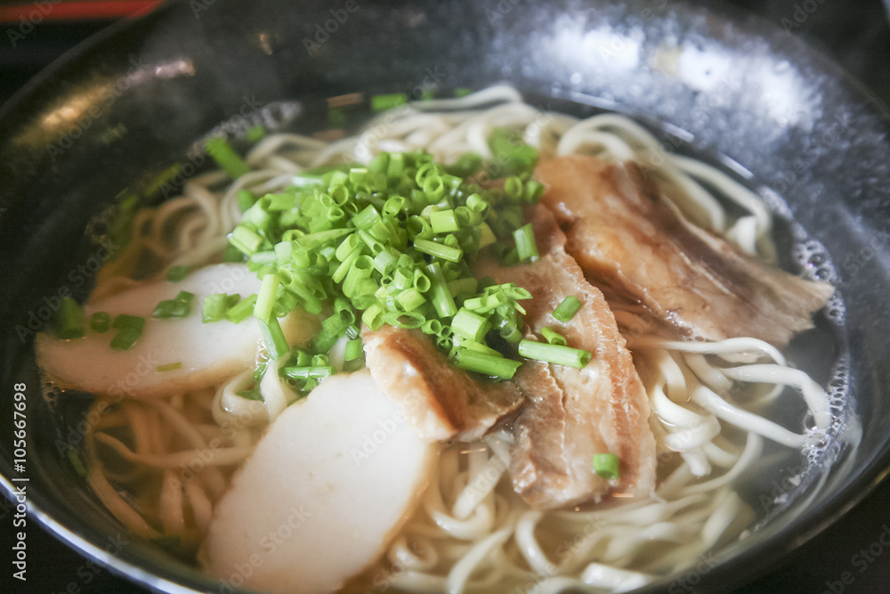 Soki soba, food form Okinawa, Japan Stock Photo | Adobe Stock