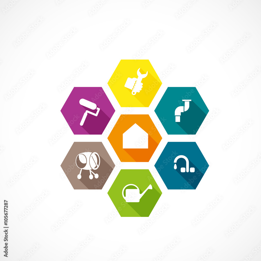 icône bricolage outils Stock Vector | Adobe Stock