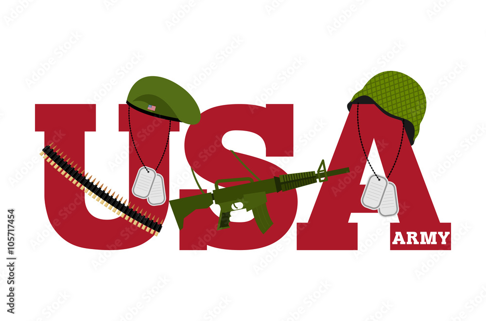 US Army. Symbol Of Americas Army. logo for U.S. armed forces. So Stock ...
