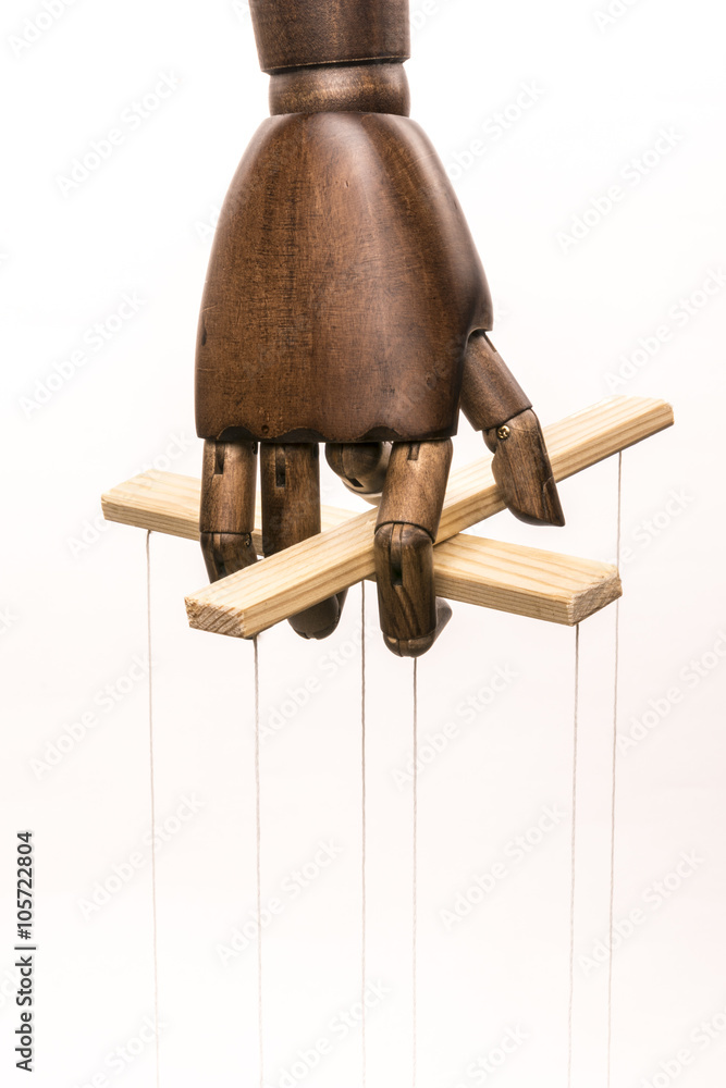 A black hand parody poster of a movie on the mafia. Isolated on white ...