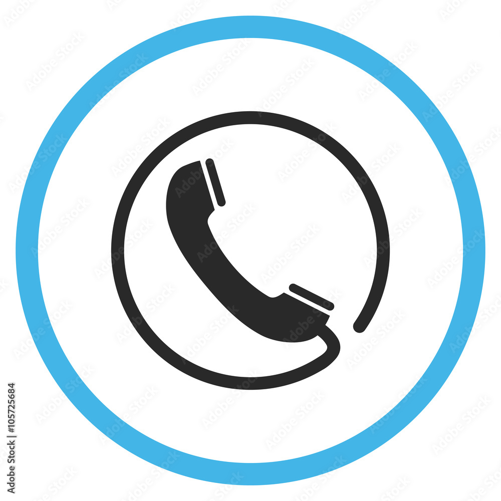 Phone vector bicolor icon. Image style is a flat icon symbol inside a ...