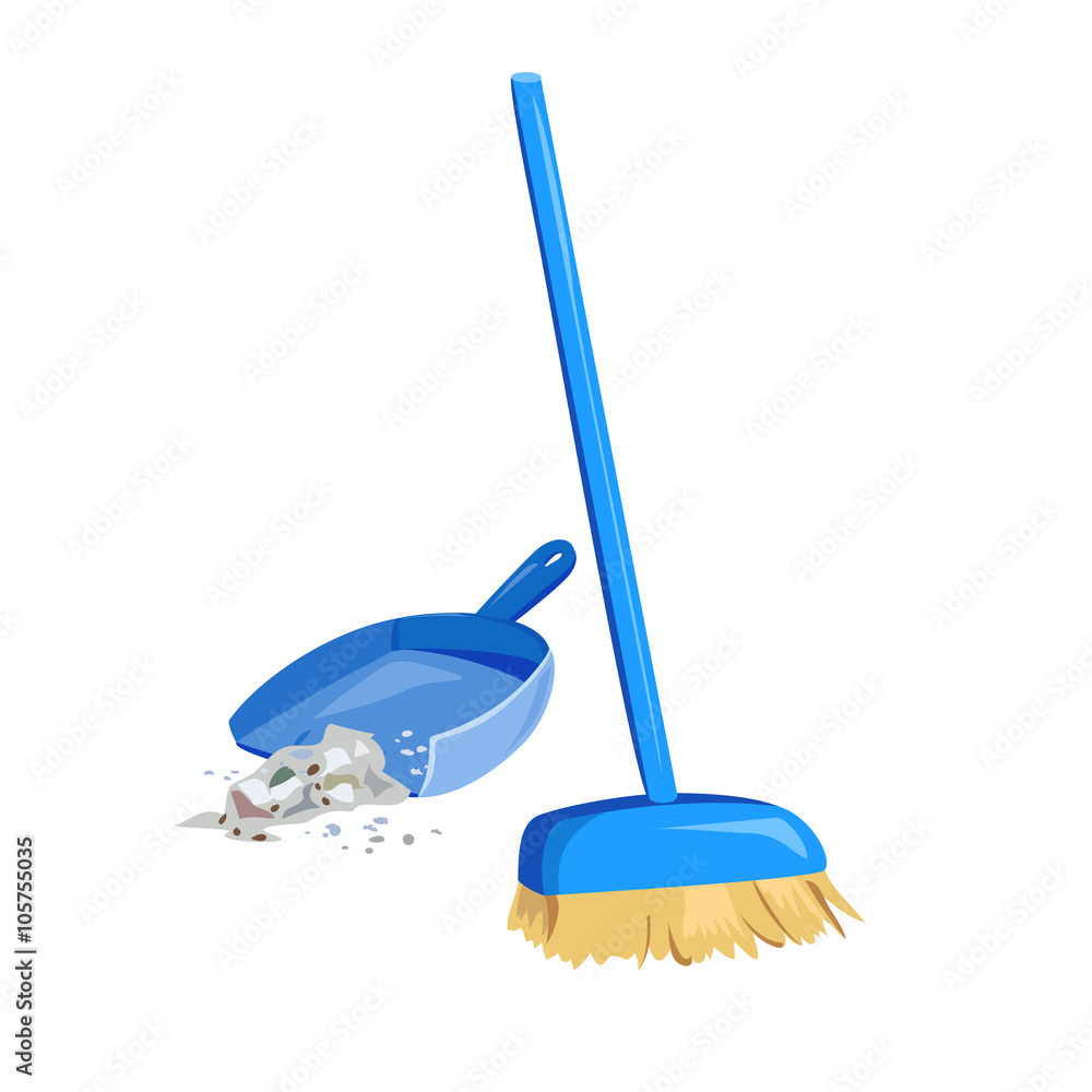 Clipart Broom And Dustpan
