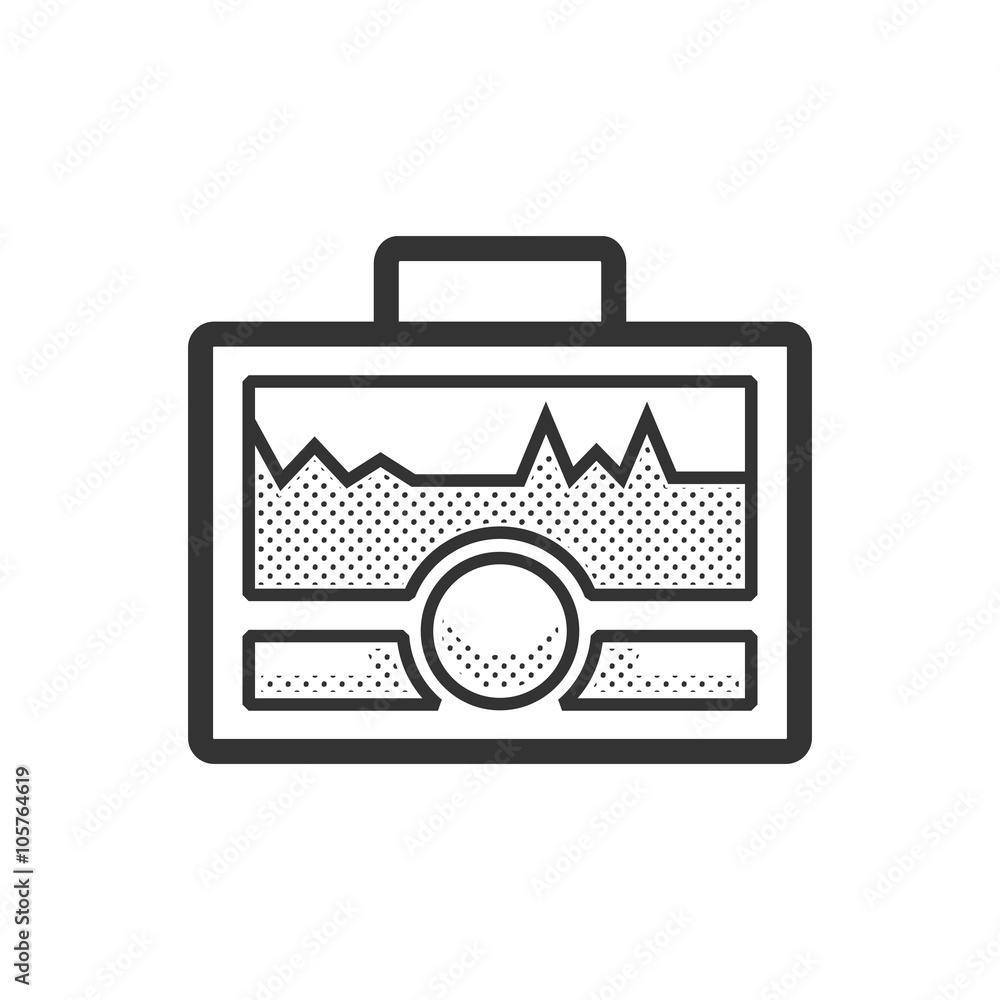 Medical Device Icon, Health care portable machine Stock Vector | Adobe ...