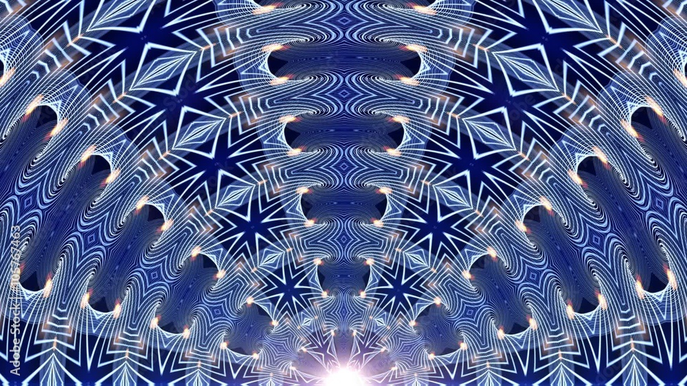 Rotation Blue Rays Loop Background Animation Abstract Motion