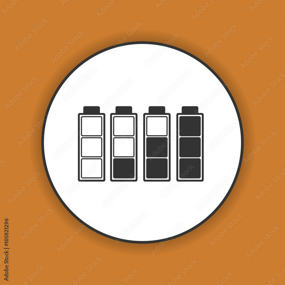 Set of battery charge level indicators. Stock Vector | Adobe Stock