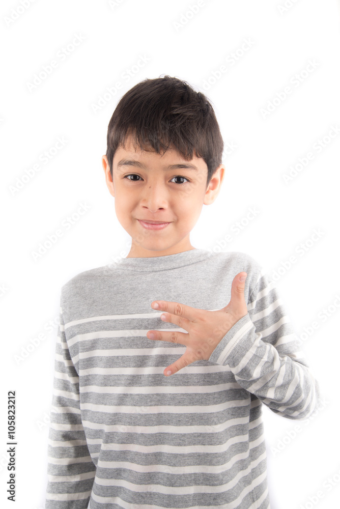 FEELING ASL Sign language foto de Stock | Adobe Stock