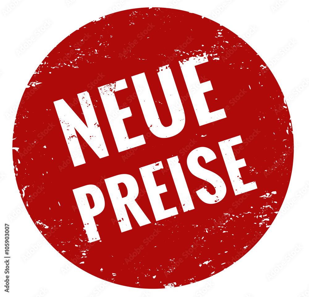 Neue preise stempel rot grunge Stock-Vektorgrafik | Adobe Stock