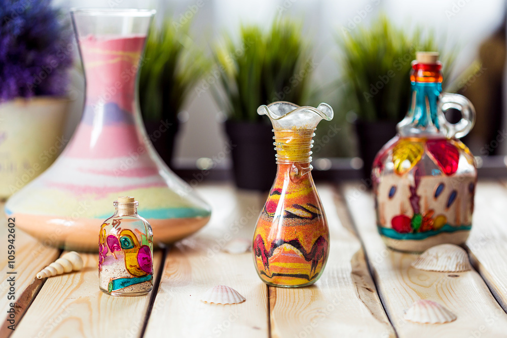 The Colorful Sand Bottle