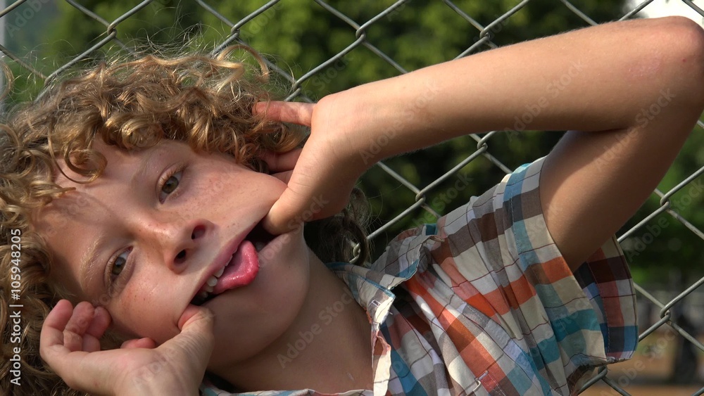 Boy Making Funny Faces Stock Video | Adobe Stock