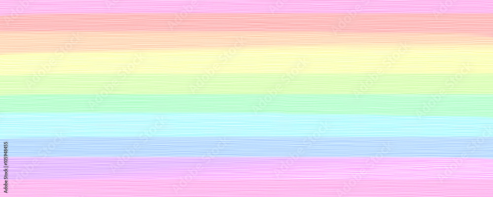 Pastel Rainbow Stripes