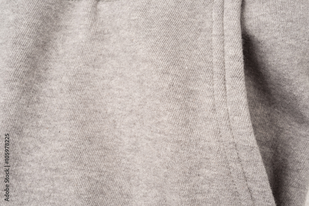Closeup of Pocket of Grey Clothing Stock Photo | Adobe Stock