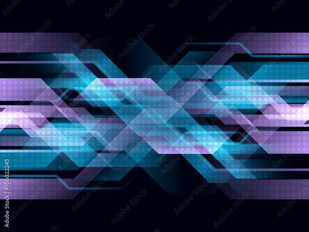 vector digital technology concept abstract background Stock Vector ...