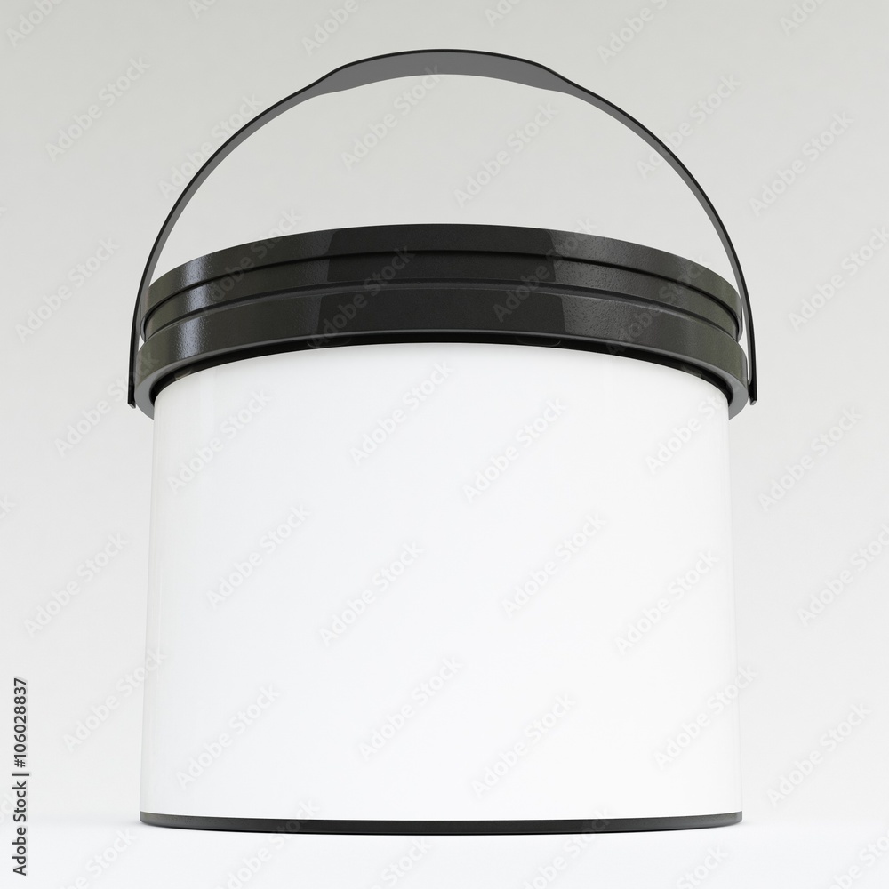Bucket on white background Stock Illustration | Adobe Stock