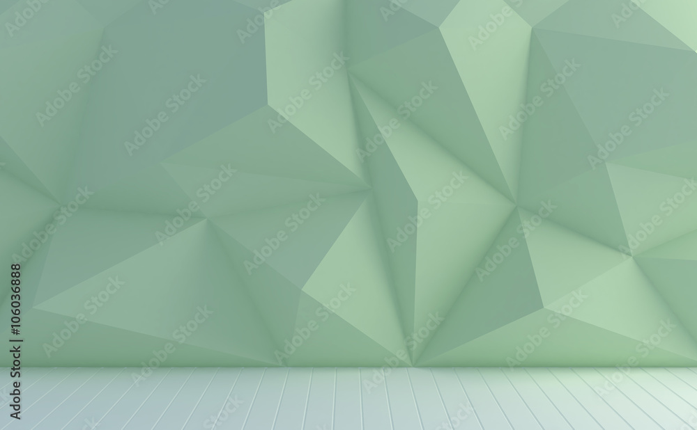 Polygons wall pastel color background. Stock Illustration | Adobe Stock