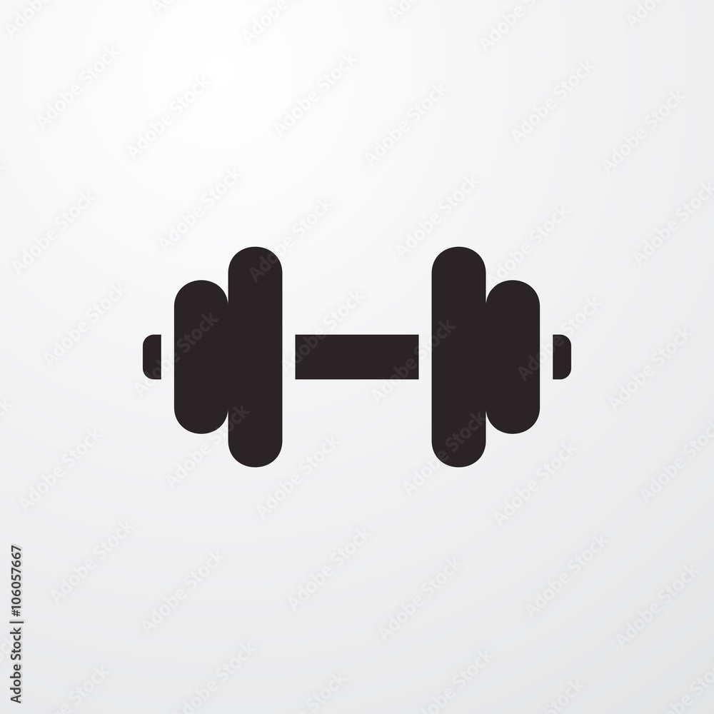 Dumbbell icon Stock Vector | Adobe Stock