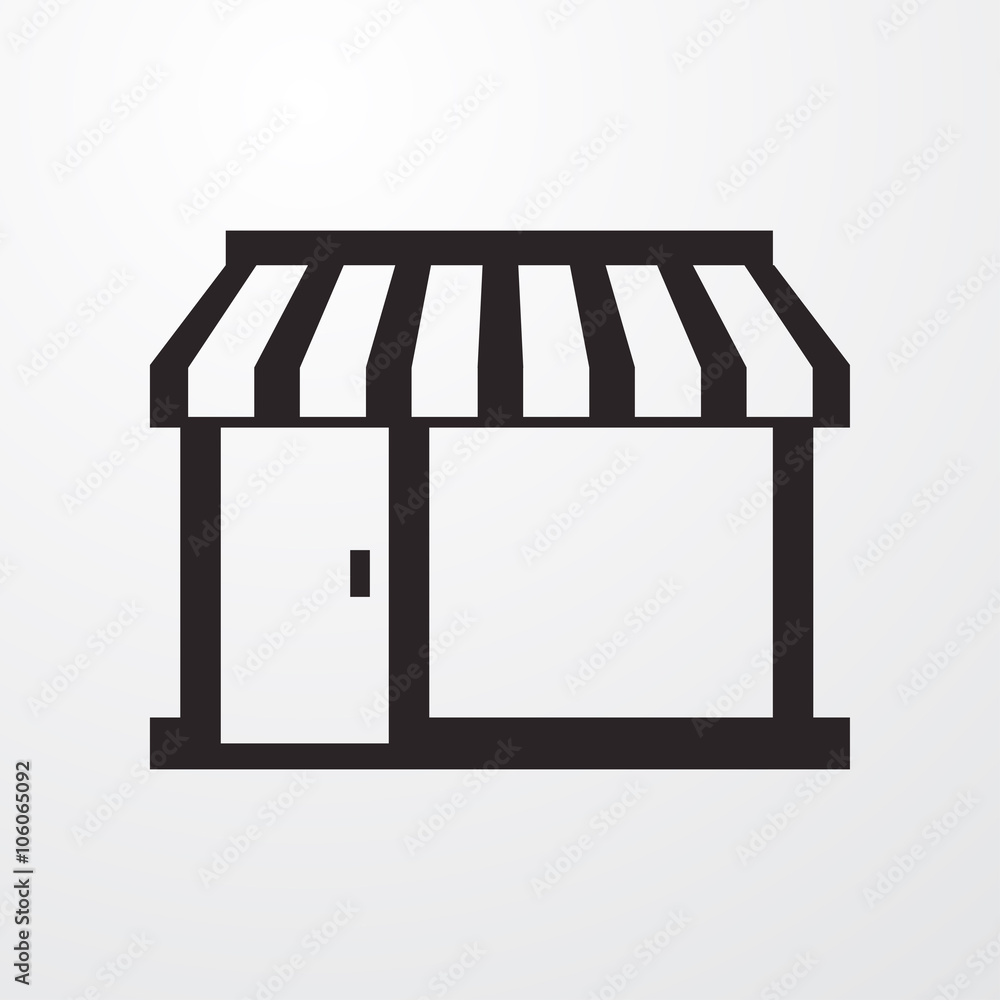 Shop icon Stock Vector | Adobe Stock