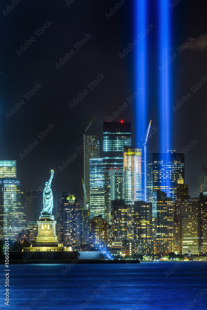 NEW YORK CITY - SEPTEMBER 11: The Statue of Liberty as seen in the ...