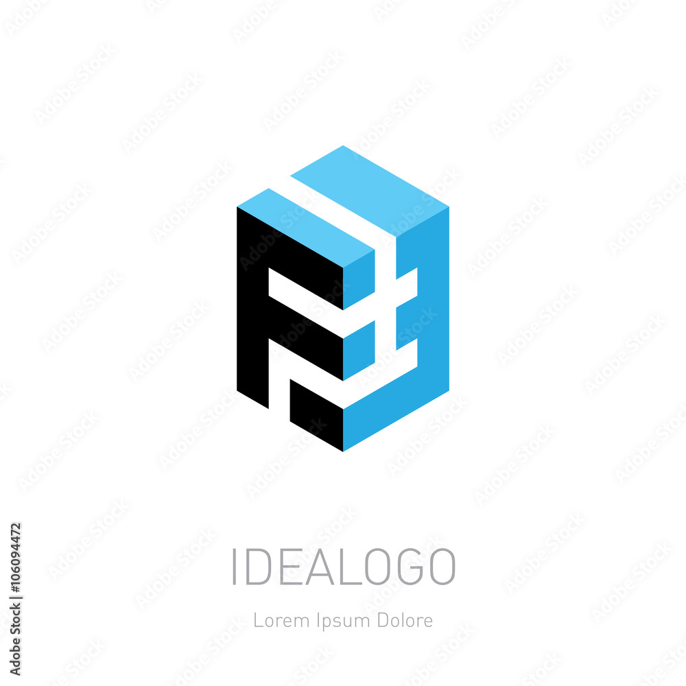 F and 3 initial logo. F and 3 initial monogram logotype. F3 Vect Stock ...