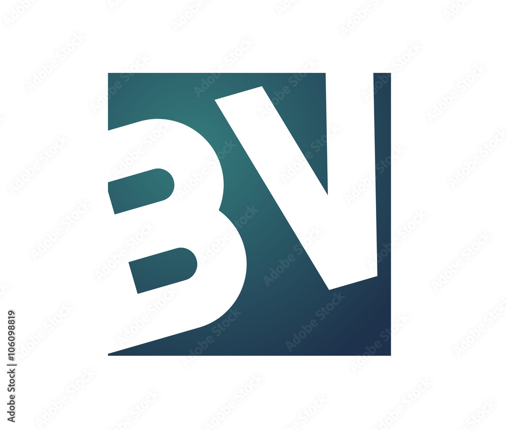 BV template Logo design for your company. Stock Vector | Adobe Stock