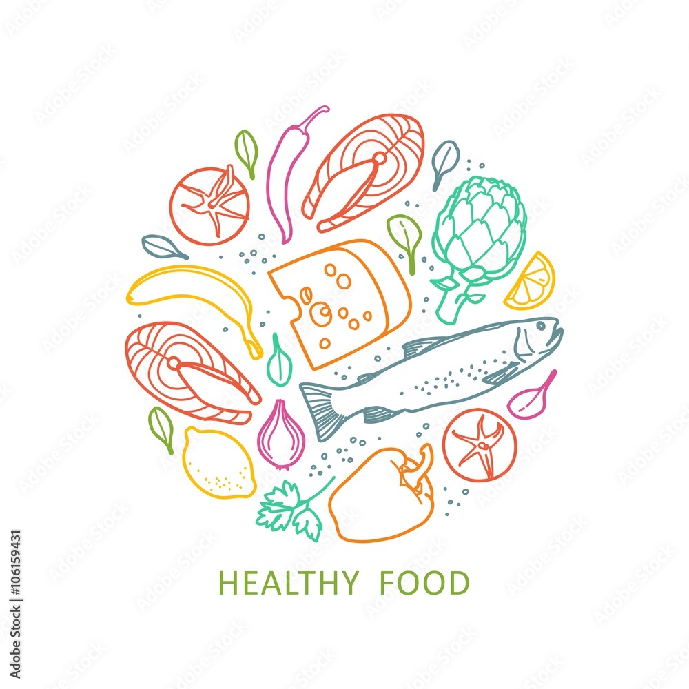 Healthy Food Graphic Design