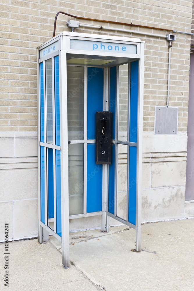 Abandoned Phone Booth II Stock Photo | Adobe Stock