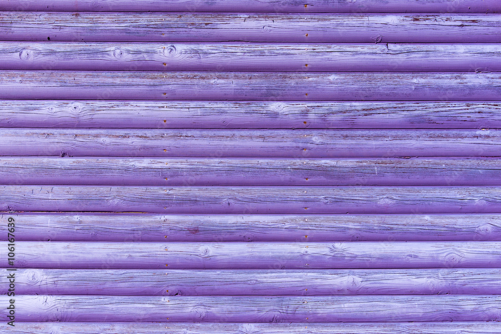 Section of purple wood panelling from a beach hut, suitable for ...