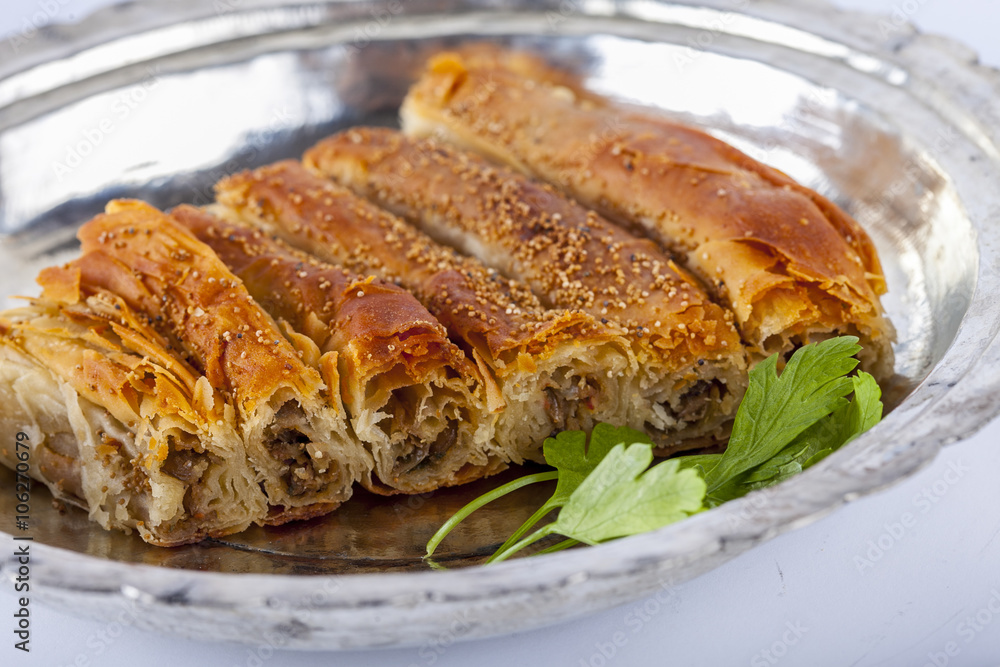 Traditional Turkish dishes Stock Photo | Adobe Stock