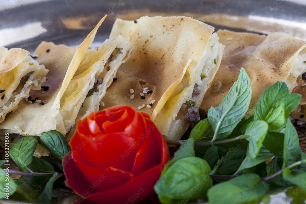 Traditional Turkish dishes Stock Photo | Adobe Stock