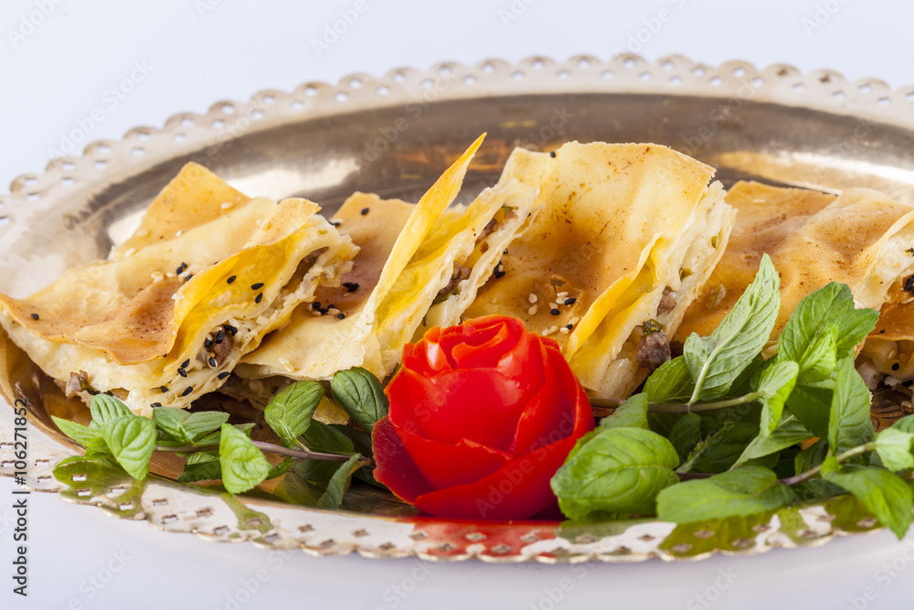 Traditional Turkish dishes Stock Photo | Adobe Stock