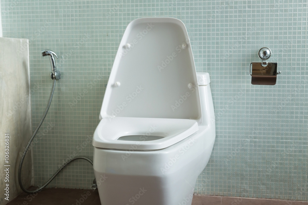toilet interior modern home Stock Photo | Adobe Stock