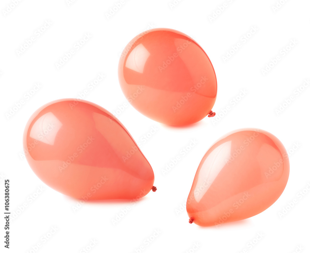 Inflated air balloons isolated Stock Photo | Adobe Stock