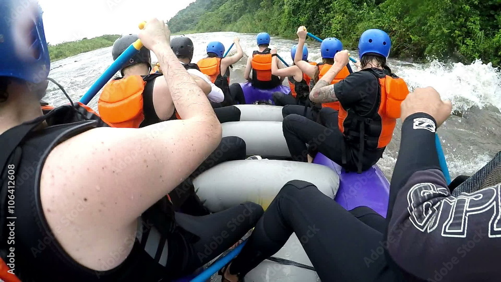 Experience the thrill of whitewater rafting with a captivating slow ...