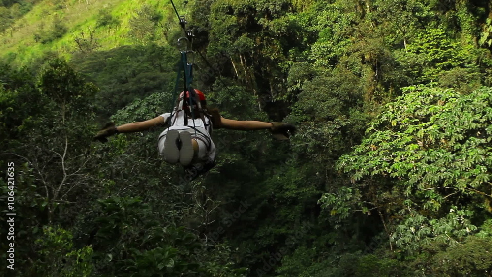 Capture the thrilling adventure as the camera zooms in to follow a ...