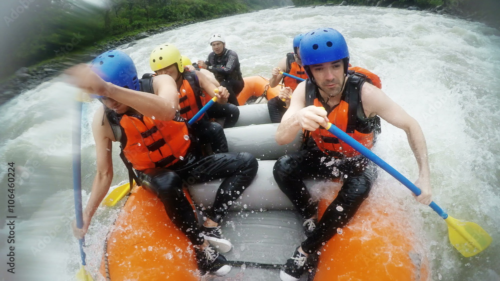 Experience the thrill of whitewater rafting with our team of seven,as ...