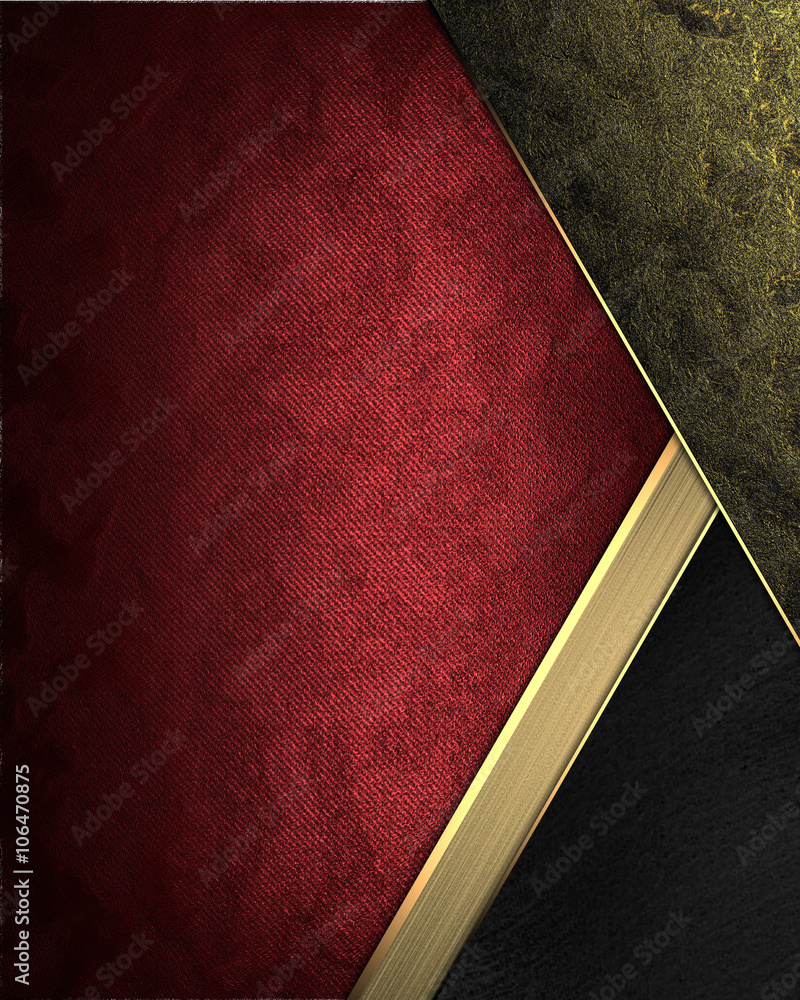 Red background with ornaments. Template for design. copy space for ad ...