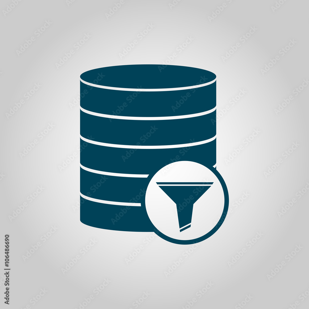 Database Symbol Blue