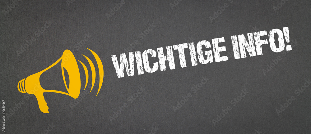 wichtige Info! Stock-Illustration | Adobe Stock