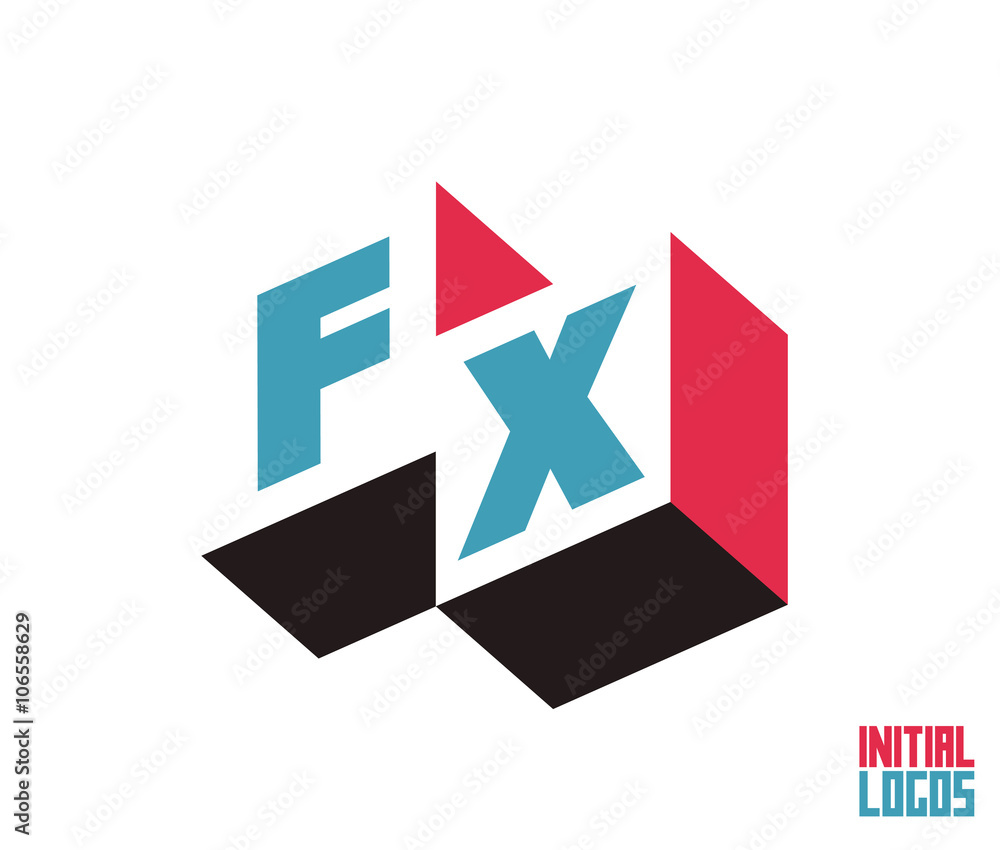 FX Initial Logo for your startup venture Stock Vector | Adobe Stock