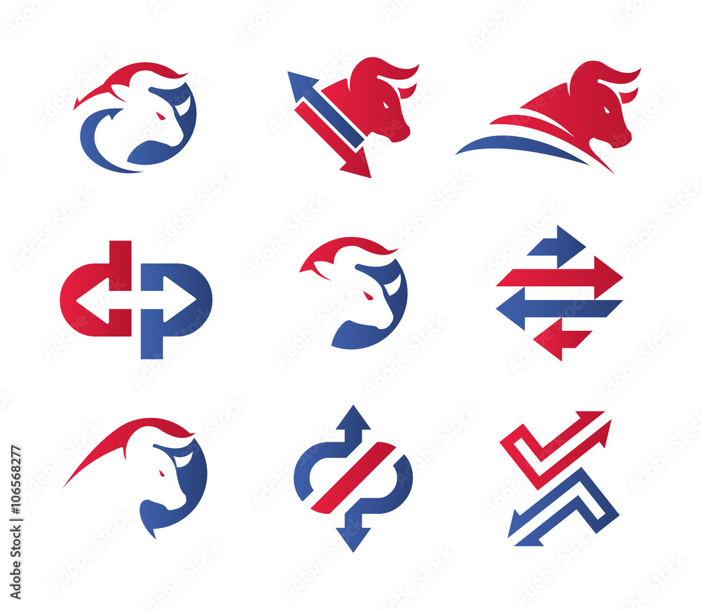 Trading Icon Set Stock Vector | Adobe Stock